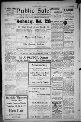 The Perkins Journal Thursday October 6 1927 Perkins Oklahoma