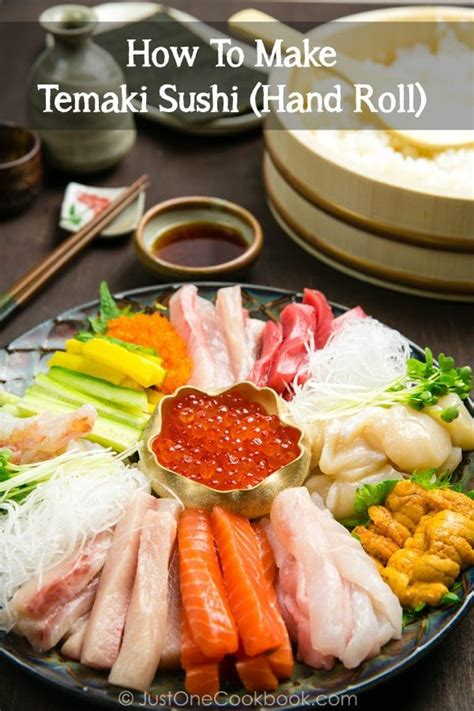 Temaki Sushi Hand Roll 手巻き寿司 Recipe Sushi Hand Roll Sushi Sweet