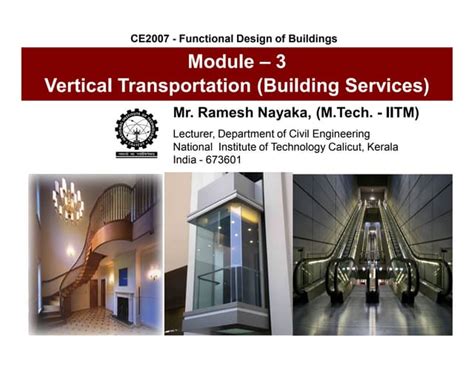 Vertical Transportation Systems In Buildings By Ramesh Nayaka Pdf
