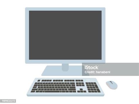 빈 화면이 있는 데스크톱 Pc 0명에 대한 스톡 벡터 아트 및 기타 이미지 0명 공란 기업 재무와 산업 Istock