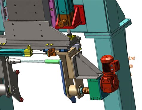Industrial 3D Model Engine Block Turning Machine MACHINE WORLD