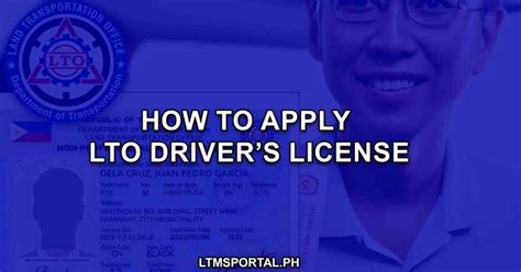 How To Apply For A New Drivers License In LTO Philippines LTMS PORTAL PH