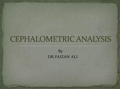 Downs Analysis Pptx