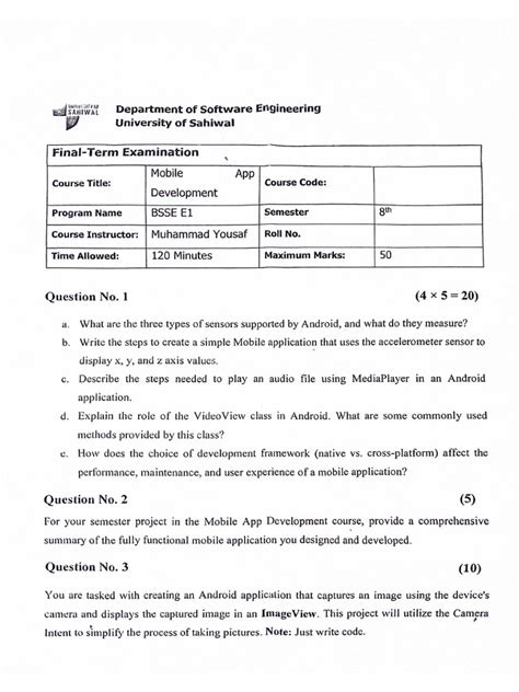 mobile application pdf