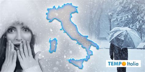 Meteo tutto vero la neve arriverà in pianura TEMPO ITALIA meteo news