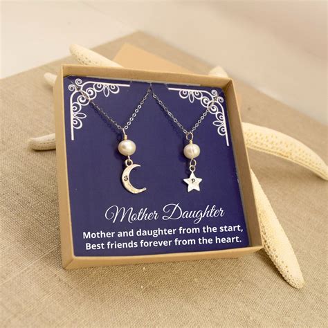 Personalized Mother Daughter T Necklace T For Mom And Daughter