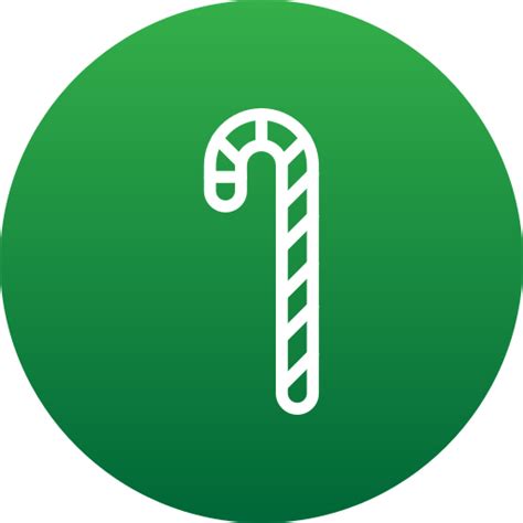 Candy Cane Generic Gradient Fill Icon
