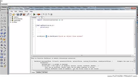 Python In Rhino Tutorial 5 Functions Youtube