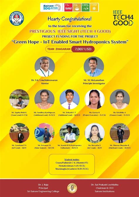 sandhiya karthigeyan on linkedin zhagaram ieee sight tech4good