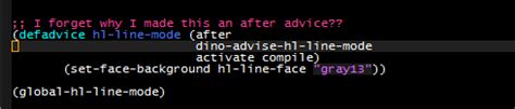 Hl Line Mode Emacs Color Change Stack Overflow