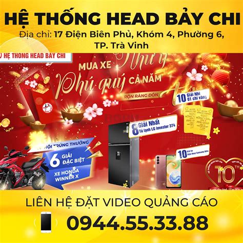 Video QuẢng CÁo ChƯƠng TrÌnh KhuyẾn MÃi HỆ ThỐng Head BẢy Chi Liên Hệ