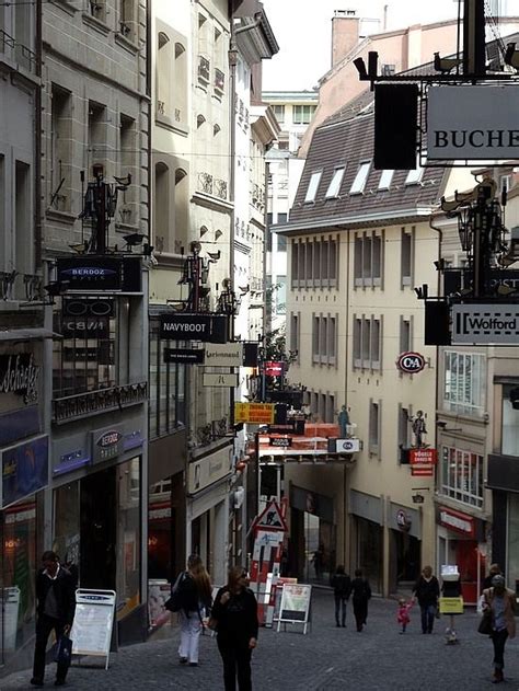 Rue De Bourg Lausanne Switzerland Lausanne Europe Travel Places