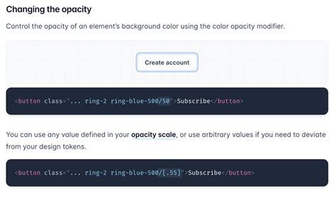Color Opacity Modifier For Custom Colors · Tailwindlabs Tailwindcss