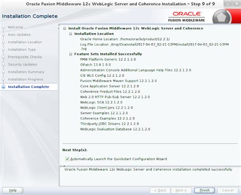 Installing Weblogic Server 122 On Linux 6 Linux 7 And Windows
