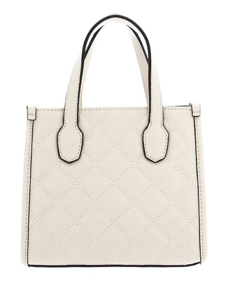 GUESS Handtasche Silvana Two Compartment Mini Tote Stone Modeherz