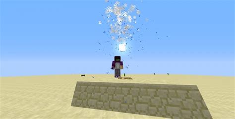 Redstone Particle Rain Cloud Minecraft Map