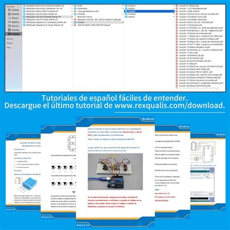 Completo Kit Compatible C Arduino Uno Con Espa Ol Tutorial Web Electro