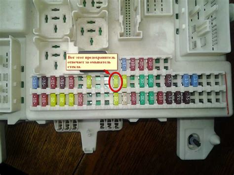 Как понять какой предохранитель отвечает за омыватель лобового стекла и где он находится