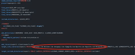 [openvpn3] use on osx will link windows lib · issue 25463 · microsoft