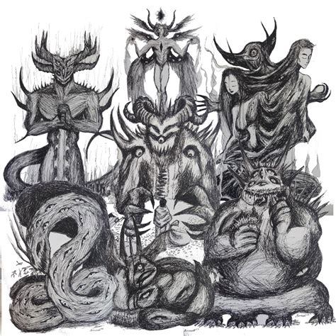 The Seven Deadly Sin Demons Complete By Denews On Deviantart