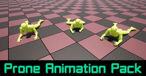 Prone Animation Pack 3d Animations Unity Asset Store