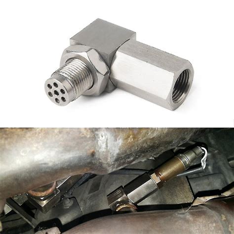 Universal O2 Oxygen Sensor Extender 90 Degree 02 Bung Extension