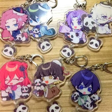 7 Styles Blue Lock Key Chain Ring Cute Anime Keyring Accessories
