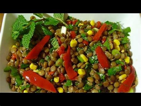 Yeşil Mercimek Salatası Tarifi Salata Tarifleri YouTube