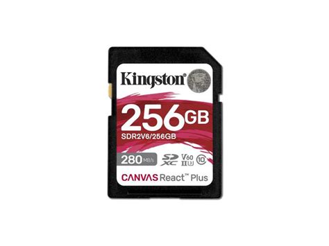 KINGSTON金士頓Canvas React Plus V60 SDXC UHS II記憶卡 256GB SDR2V6 256GB