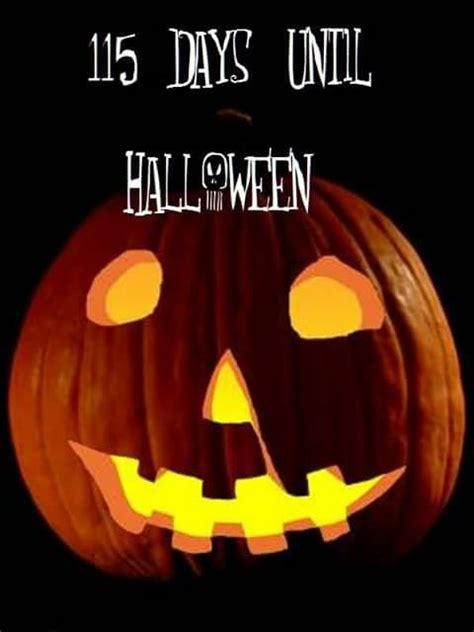 A Pumpkin With The Words 15 Days Until Halloween