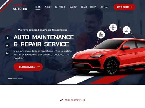 Autorix Премиум Шаблоны Bootstrap BootstrapТема