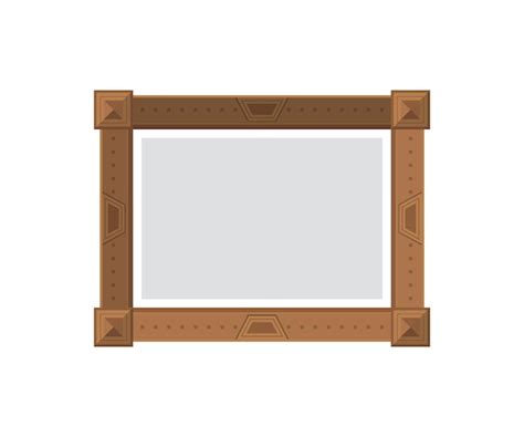 Imagem Em Branco Vintage Estilo Plano Isolado Vetor Premium