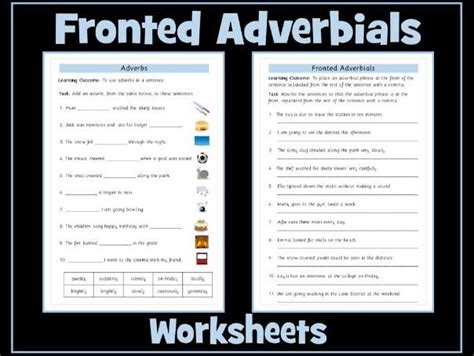 Fronted Adverbials Teaching Resources