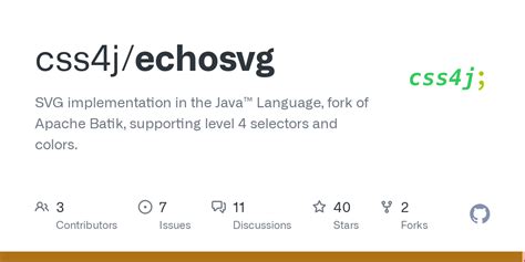 GitHub Css4j Echosvg SVG Implementation In The Java Language Fork