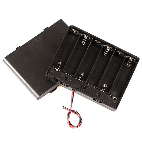 batteriehalter für 1 2 3 4 6 8 x aa akku batteriefach mit kabel gehäuse