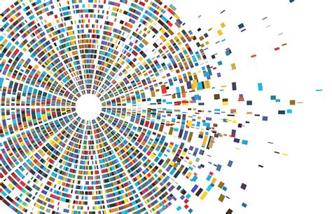 Dna 테스트 Infographic입니다 게놈 순서 지도 염색체 구조 및 유전자 시퀀싱 차트 추상 데이터 벡터 일러스트 레이 션