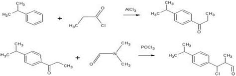 Synthetic Method For Cyclamen Aldehyde Precursor P Isopropyl Beta