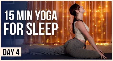 15 Min Yoga For Sleep Day 4 Evening Yoga Flow Yoga With Kassandra