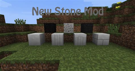 New Stone Mod Finally Updated Minecraft Mod