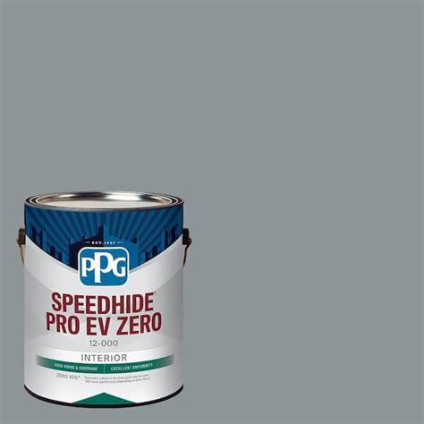 PPG Speedhide Pro EV Zero 1 Gal PPG1012 5 Steeple Gray Semi Gloss