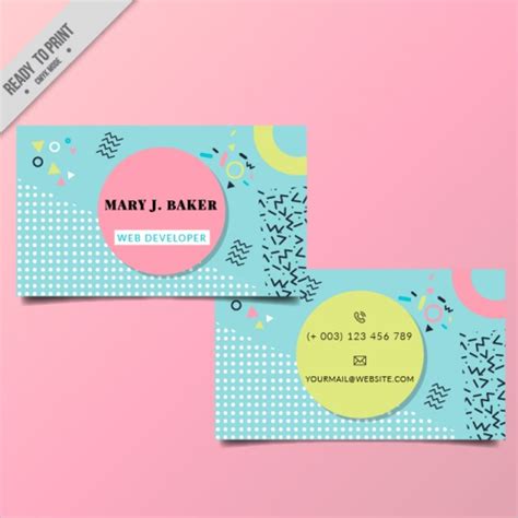 25 Web Developer Business Card Psd Templates