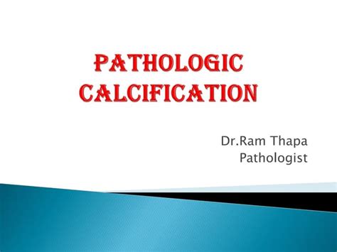 Pathologic Calcification Pdf Of Pathology Pdf