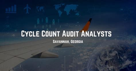 Cycle Count Audit Analysts Sts Technical Services