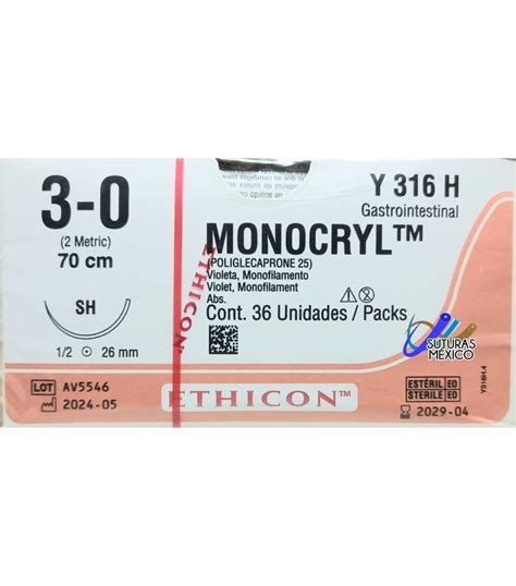 Suturas Pgc25 Monocryl