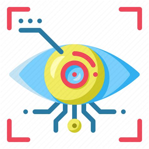 Iris Recognition Biometric Eye Authentication Icon Download On Iconfinder