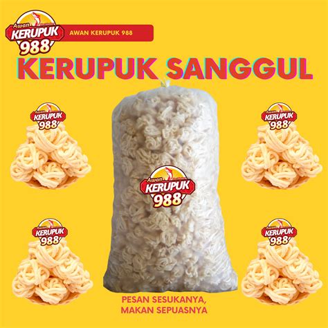 Kerupuk Sanggul Super Awan Kerupuk Palembang