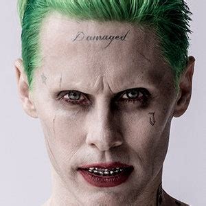 Award Winning Suicide Squad Jared Leto Joker Temp Tattoo Face Knuckles
