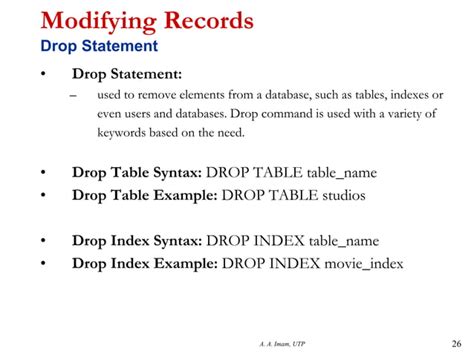 Sql Data Definition Language Ppt