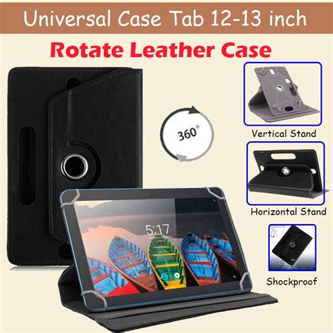 Jual Lenovo Ideapad Duet Flip Case Leather Rotate Rotary Book Cover Rotasi Stand