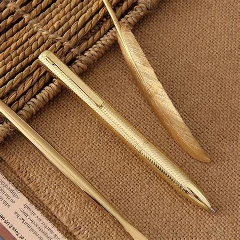 Wholesale Metal Ballpoint Pen Electroplated Rotating Luxury Business